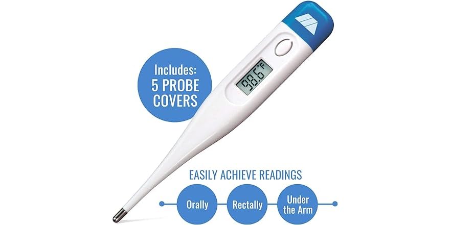 MABIS Digital Thermometer for Adults