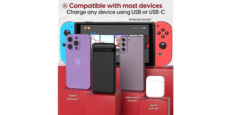 TALK WORKS Portable Charge Power Bank