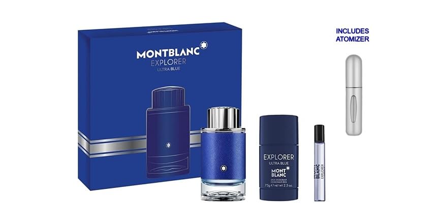 Montblanc Explorer Ultra Blue Box Set w/Atomizer