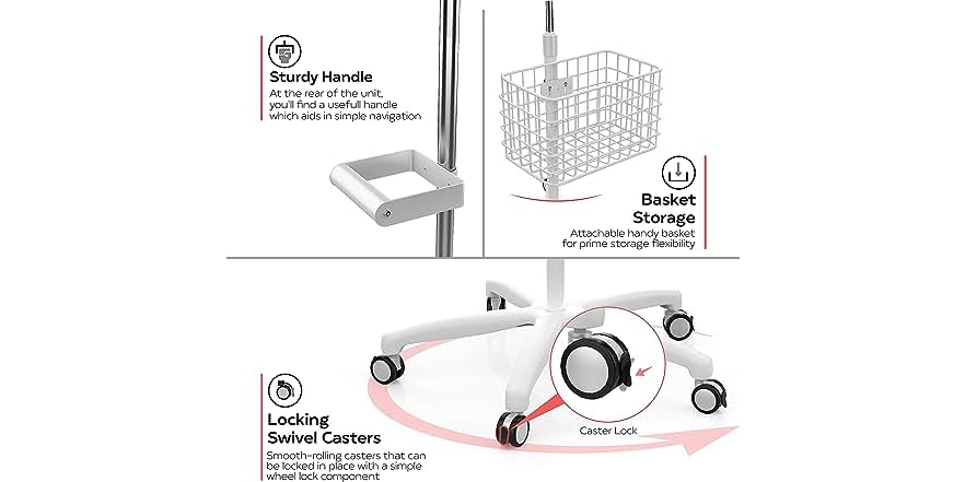 Medical Mobile Stand – CTA Heavy-Duty