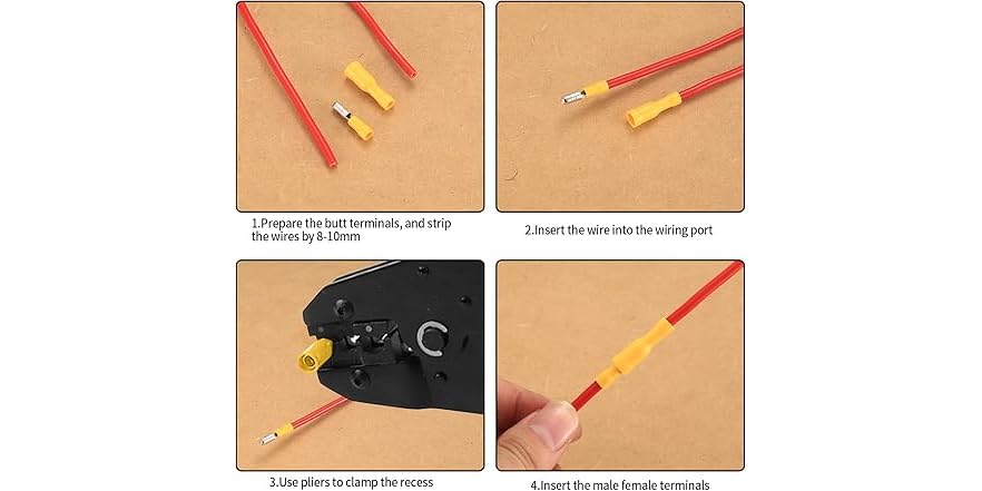 400 Pcs Bullet Connectors