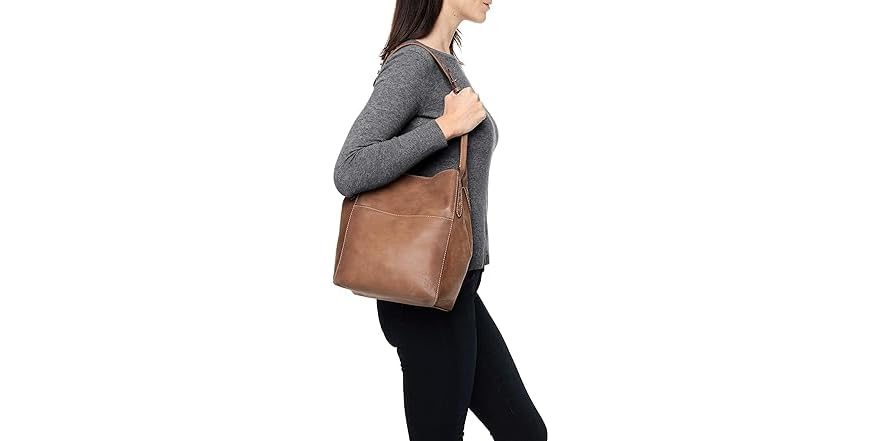 Frye womens Reed Zip Leather handbag