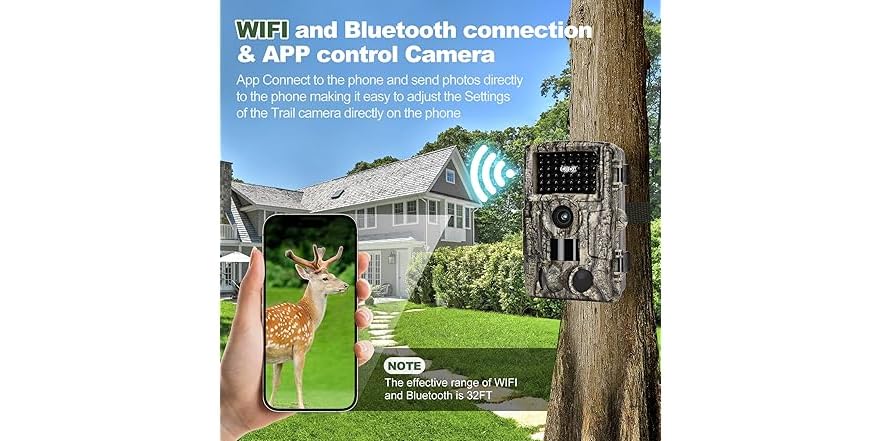 4K WiFi Trail Camera with Night Vision