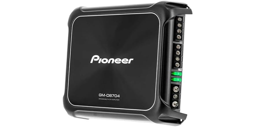 Pioneer pio GM-D8704 Class FD 4-Channel Bridgeable Amplifier (Open Box)