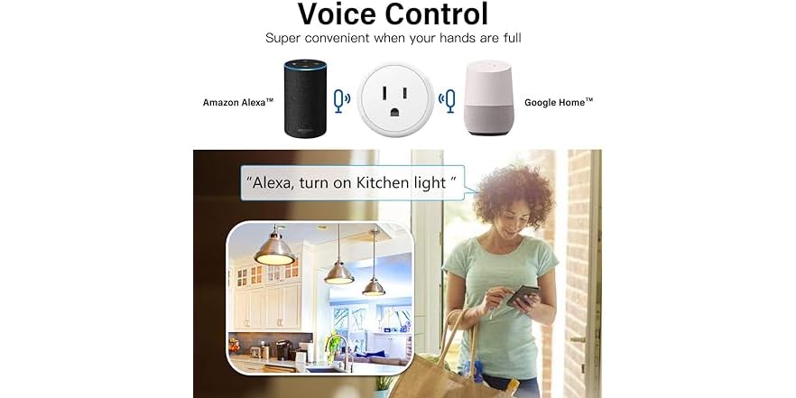 Aoycocr Mini Bluetooth WIFI Smart Socket Switch 2Pk