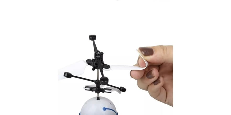 Hand Operated Flying Robot Helicopter Toy