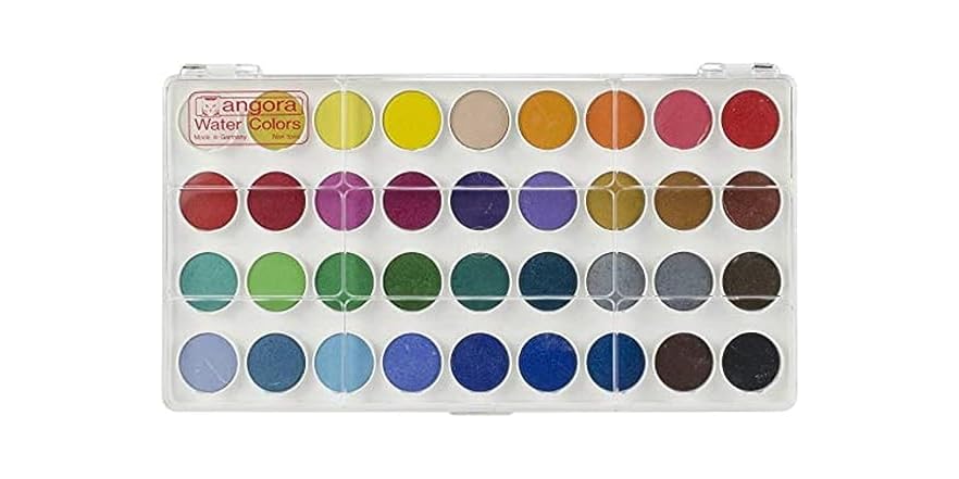 Angora 36-Pan Watercolor Set