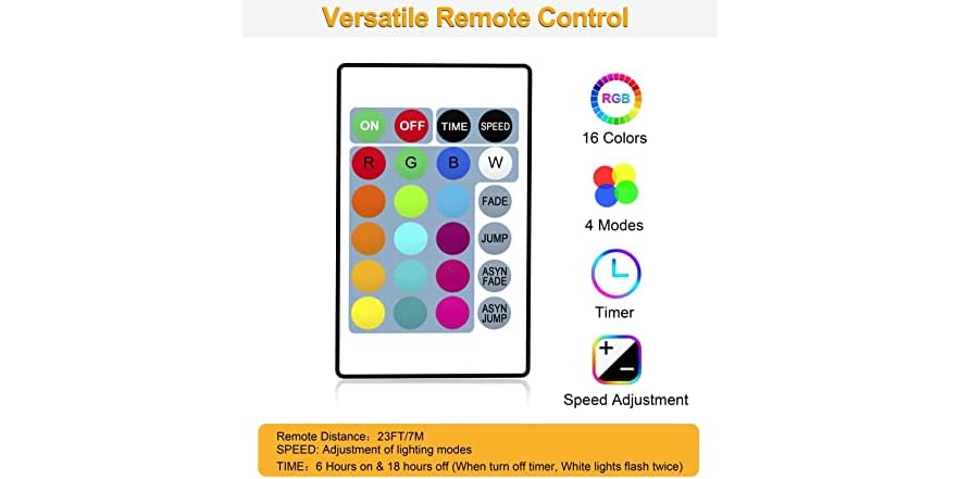 Mlambert Outdoor 99 ft LED Rope Lights
