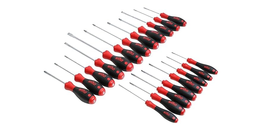 Wiha 30299 Pro Tool Set with SoftFinish Grip, 20pc