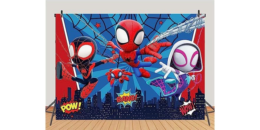 Spidey and His Amazing Friends Backdrop