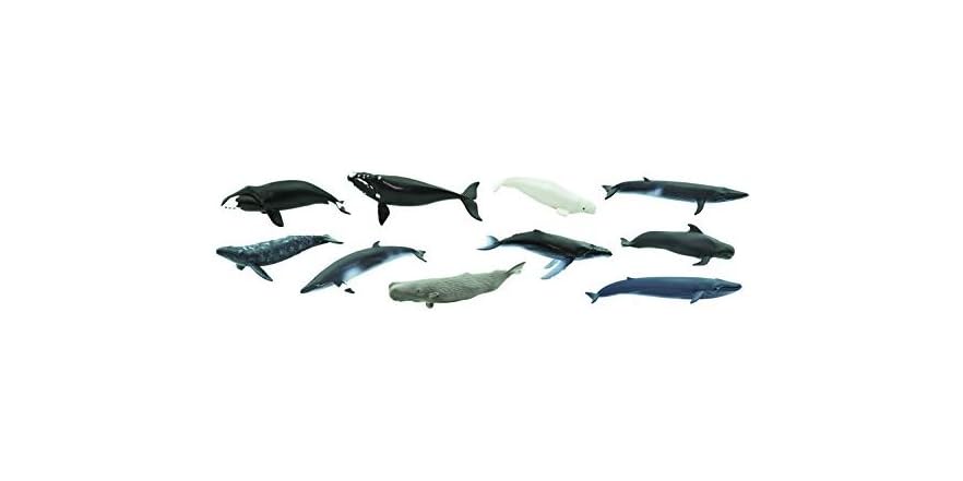 Safari Toobs Whales Miniature Figures
