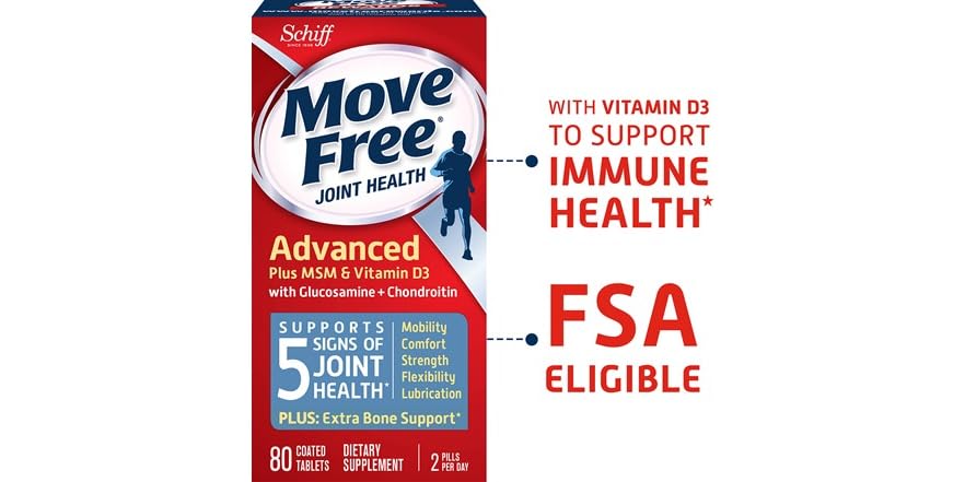 Move Free Joint Health 80 CT Pack of 3