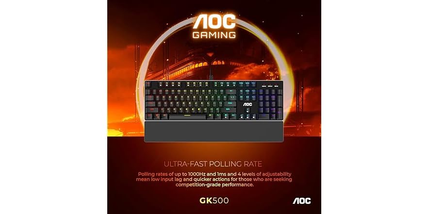 AOC Gaming Full RGB Mechanical Keyboard