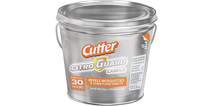 Cutter Outdoor Citronella Candles (6-Pk)
