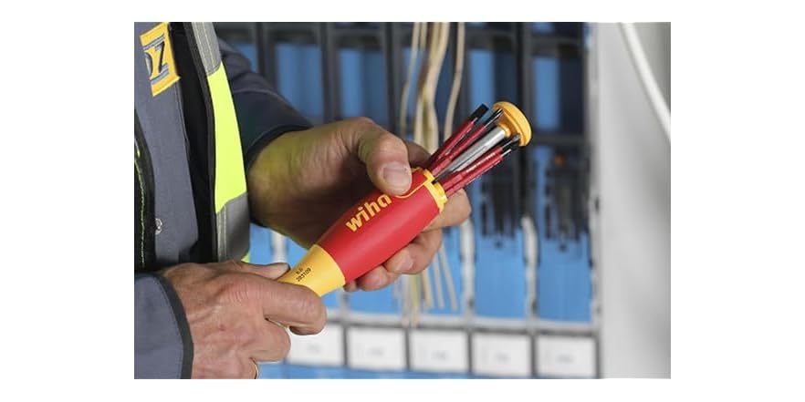 Wiha 28393 7pc Insulated Blade Set Slotted Phillips