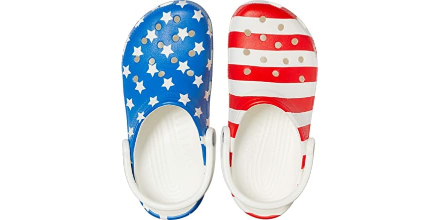 Crocs Unisex Classic American Flags Clog