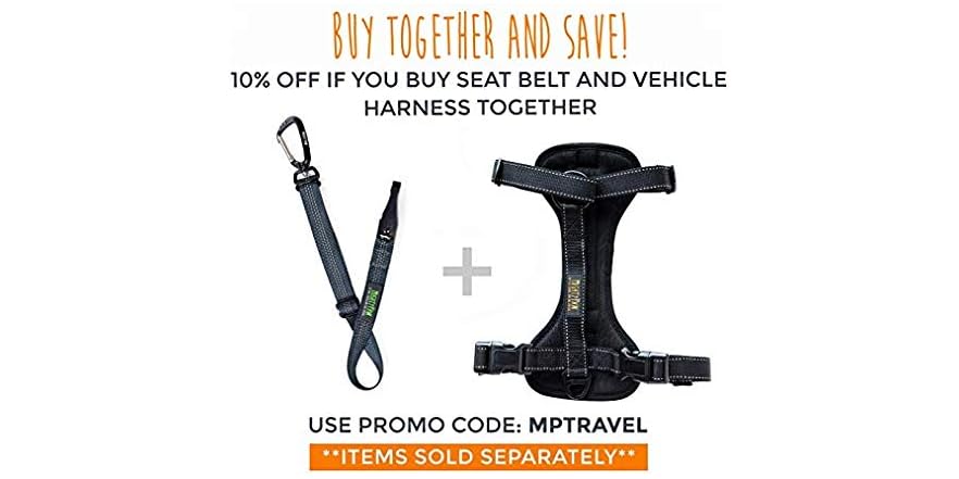 Mighty Paw Dog Safety Belt Set