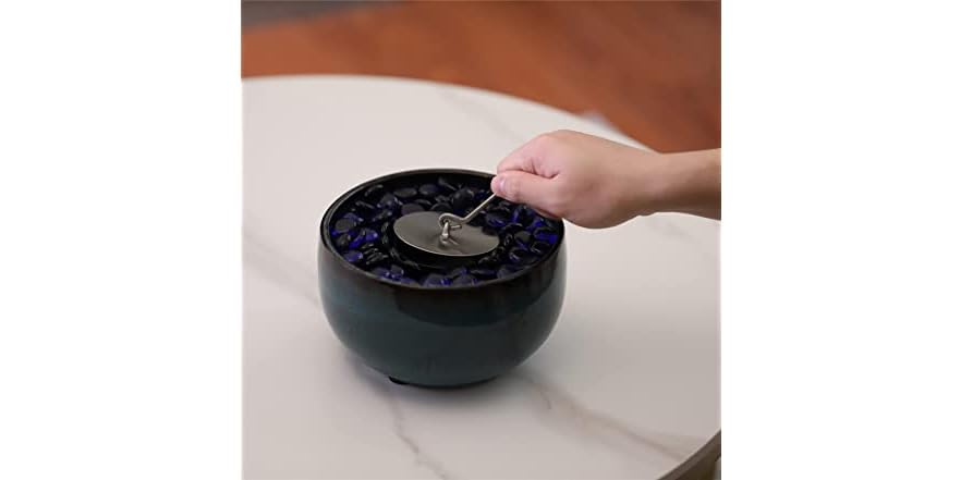 TURBRO Ceramic Tabletop Fire Pit