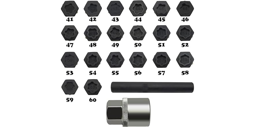 22 PC BMW Wheel Lock Nut Key Kit