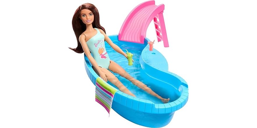 Barbie Doll & Pool Playset