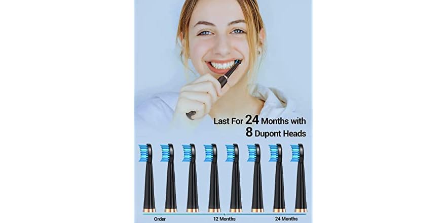 PHYLIAN Adult Sonic Electric Toothbrush