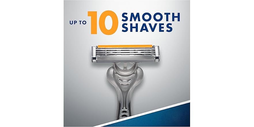 Gillette Sensor3 Men's Disposable Razor, 8 Count