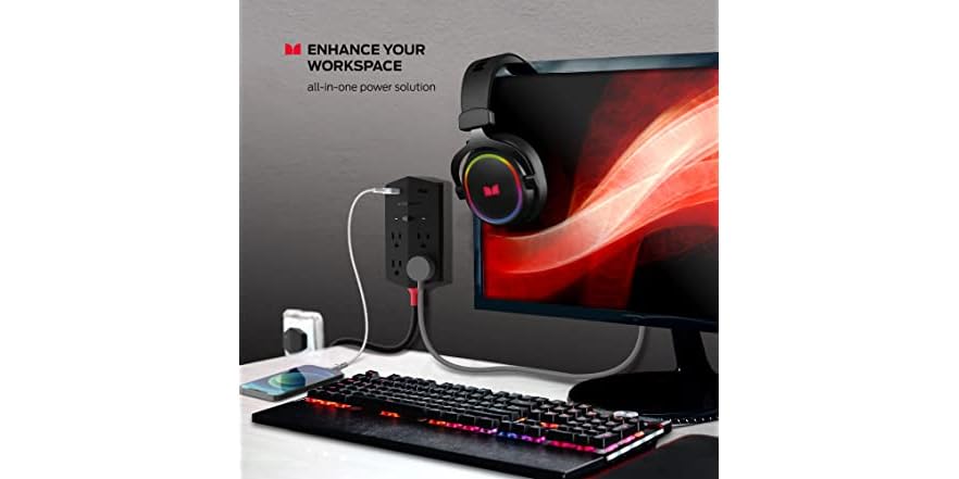 (NEW) Monster Power Shield XL 540J Surge Protector