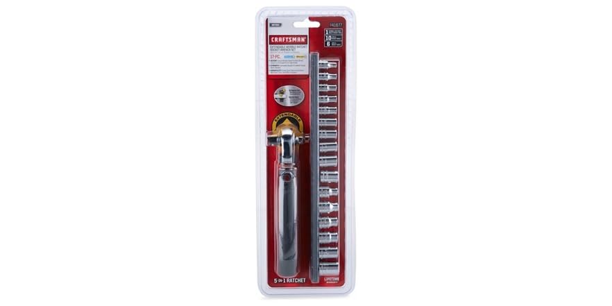 17-Piece Metric Wobble Socket Set
