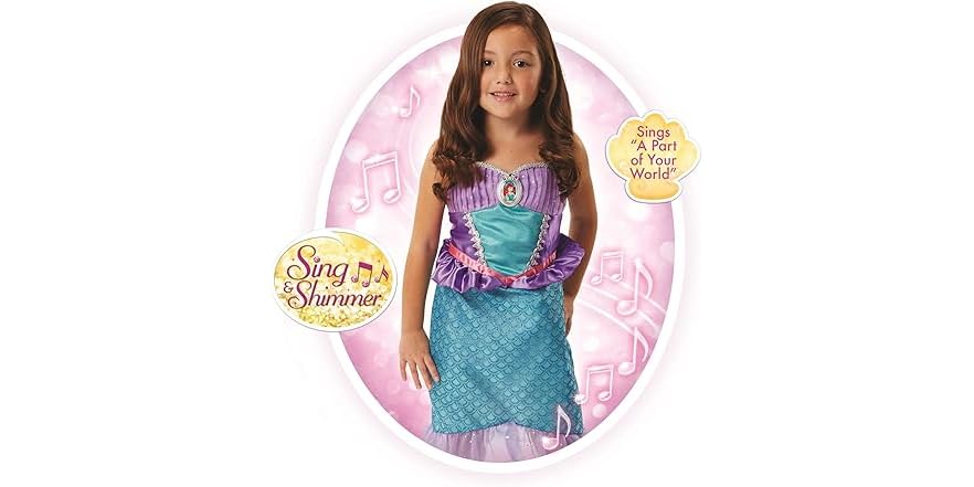 Disney Princess Ariel Sing & Shimmer Musical Dress