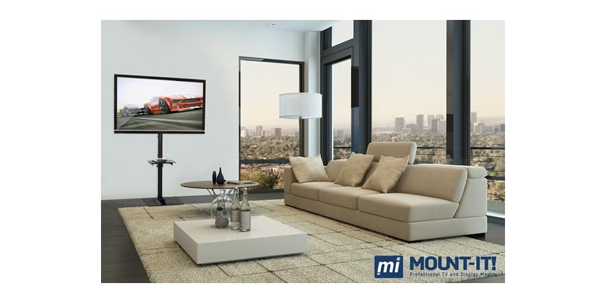 Mount-It! MI-877 Steel TV Floor Stand, 32-70" TVs