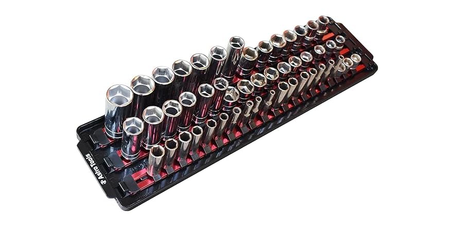 Astro Tools 9023R 50PC RED SCKT TRAY