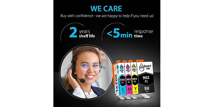 4 Combo Pack HP Ink Replacement Set