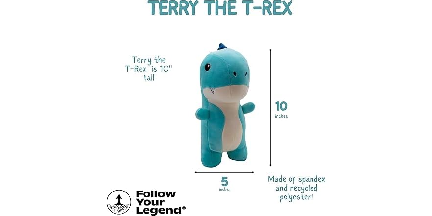 Follow Your Legend Terry the T-Rex Plush