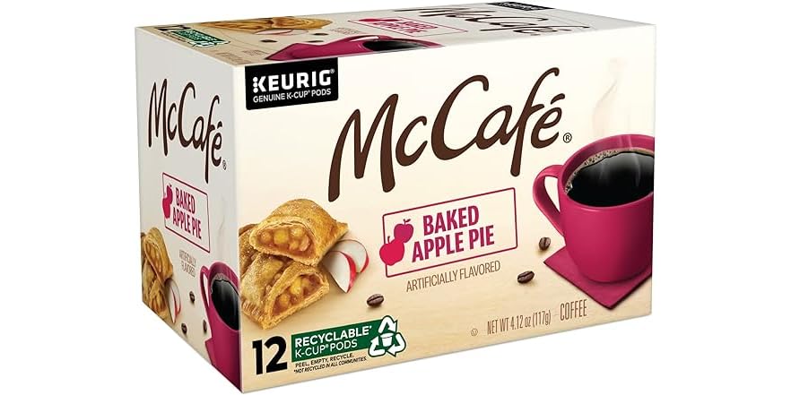 72ct McCafe Baked Apple Pie Coffee, K-Cups