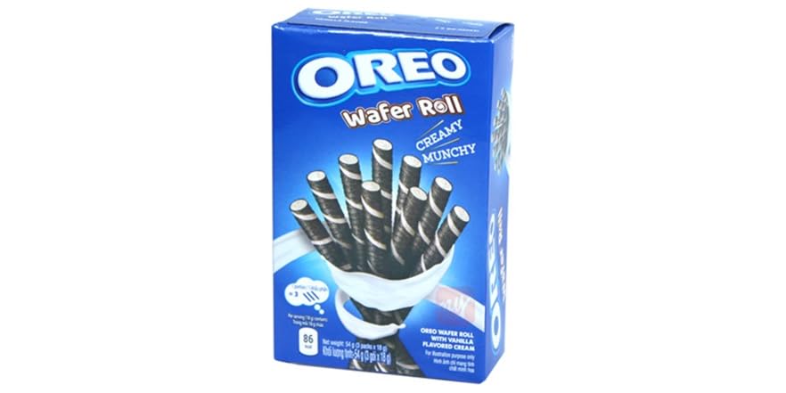 Oreo Wafer Rolls, 20-Pack