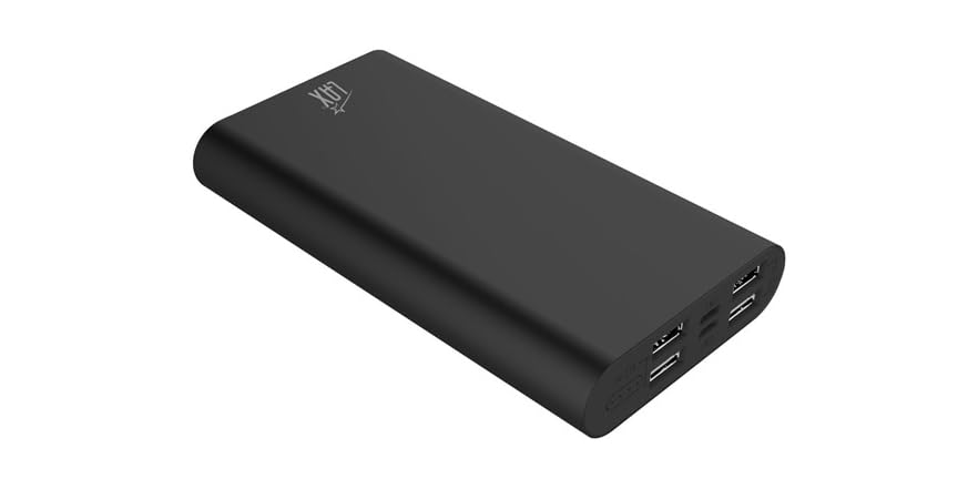LAX Pro 12000 or 16800 mAh 4-USB Power Bank