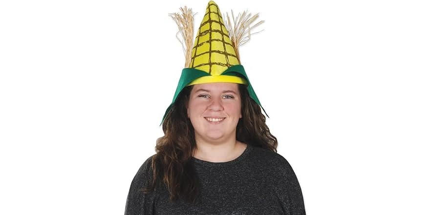 Plush Corn Cob Party Hat