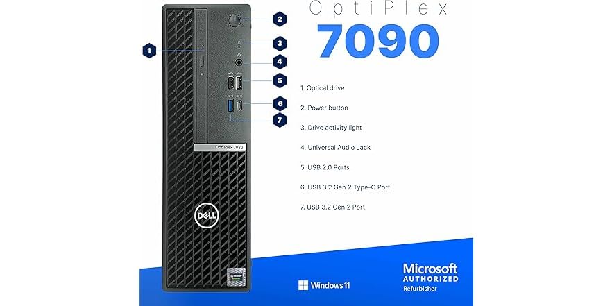 Dell BTG-00061125AZ Dell OptiPlex 7090 Desktop (Open Box)