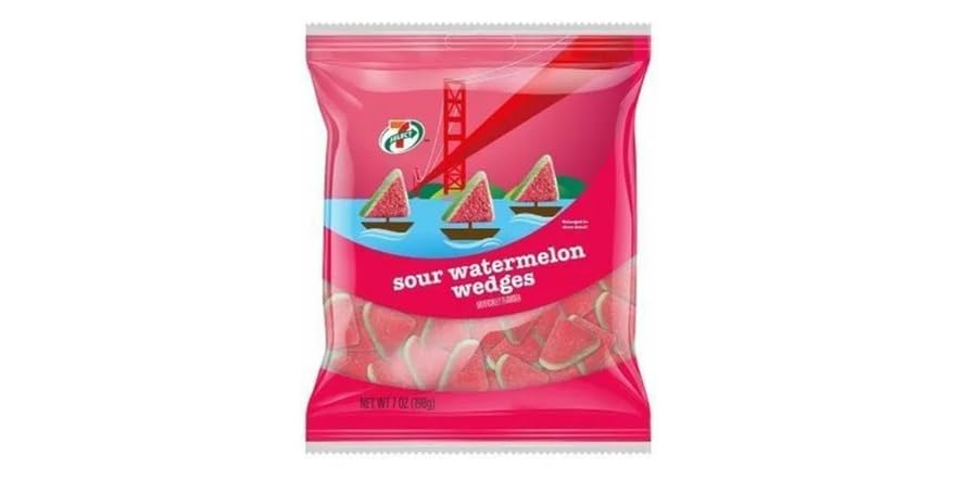 7-Select Sour Watermelon Wedges - 7 Oz Bags