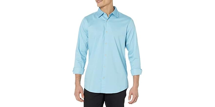 Amazon Essentials Men's Slim Fit Dress Shirt