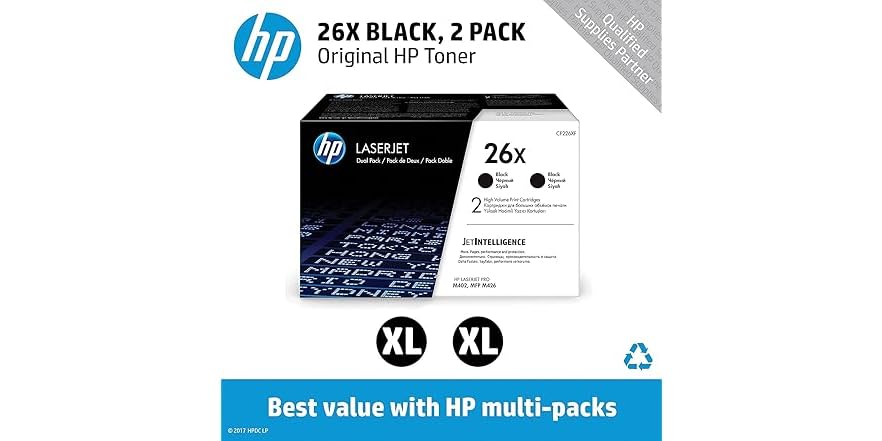 hewlett packard HP CF226XD HP 26X Black High-yield Toner