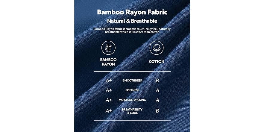 Men's 3 Pack Bamboo Rayon Boxers