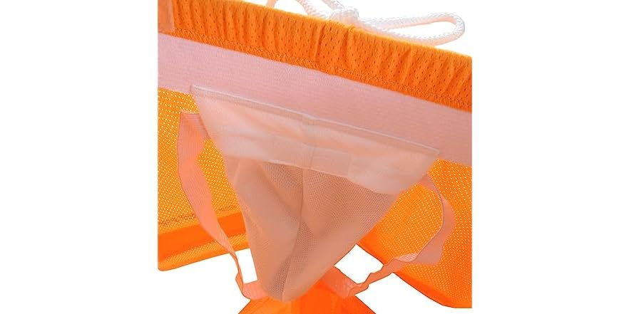 Bauer Core Mesh Jock Shorts, Orange, Men's, Large