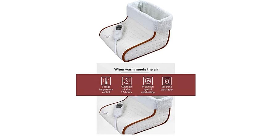 Foot DR. 220V Heated Fuzzy Foot Warmer