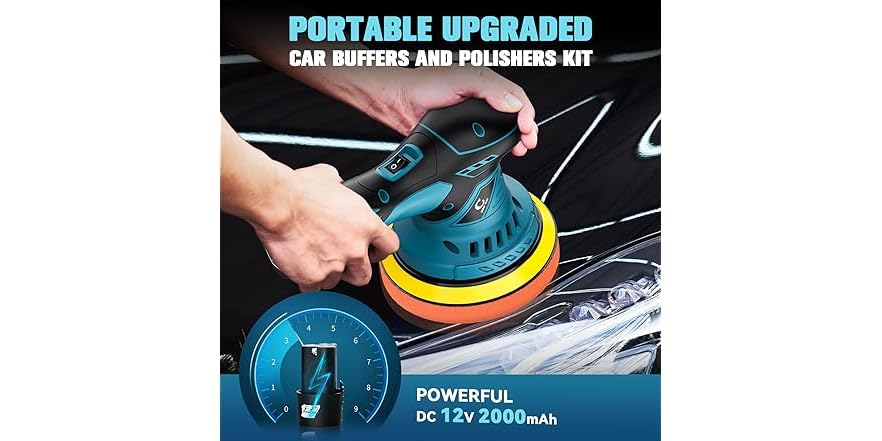 Cordless Buffer Kit With Lithium Battery