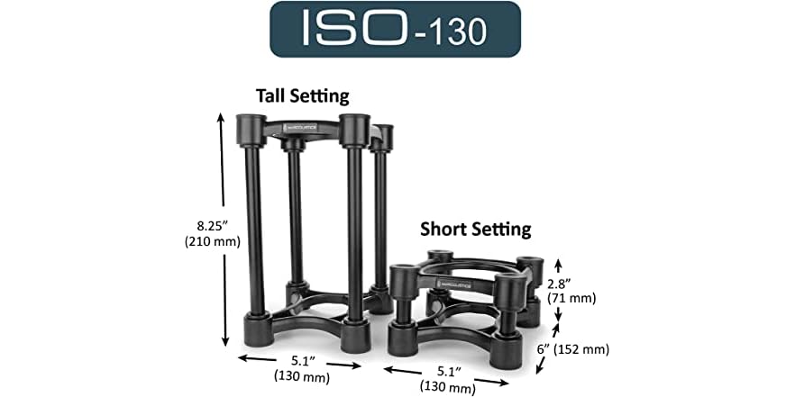 IsoAcoustics Speaker Isolation Stands