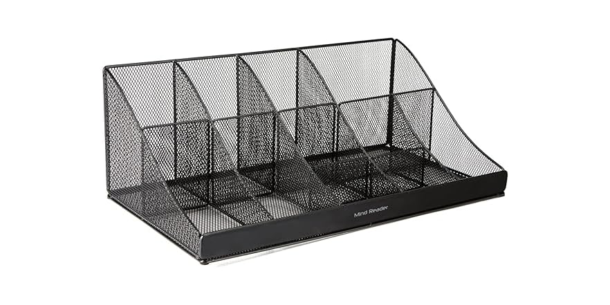 Black Condiment Organizer 13 Compartment