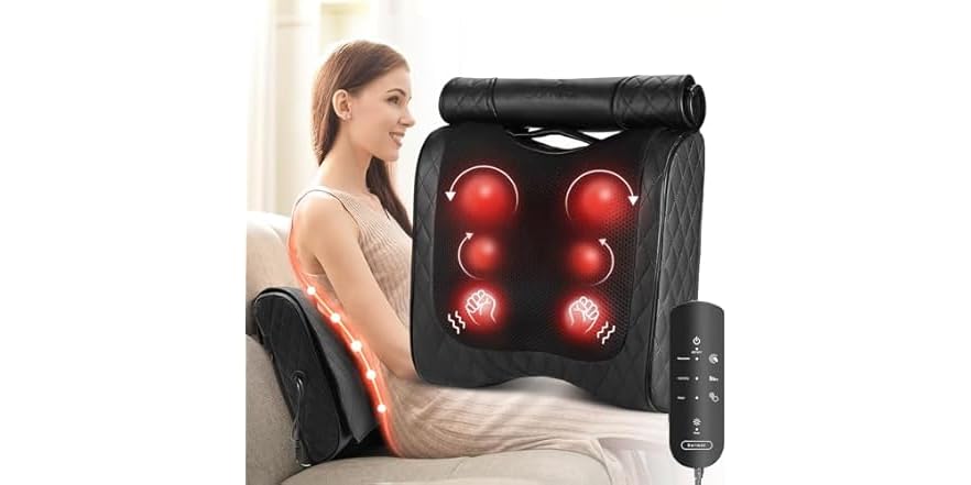 Boriwat back massager with Heat (Open Box)