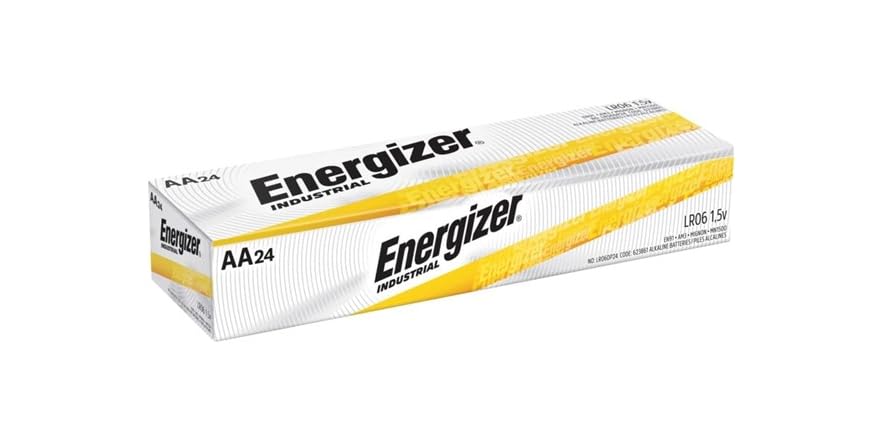 (24 Count) Energizer EN91 AA Industrial Alkaline Batteries