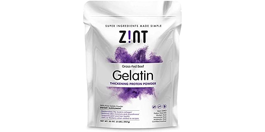 Zint Beef Gelatin Powder, 16 or 32 oz.